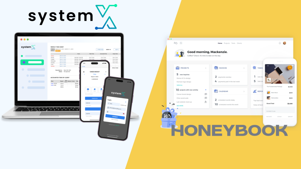 Honeybook vs SystemX: Which is right for you? - SystemX