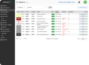 Consulting Platform - SystemX